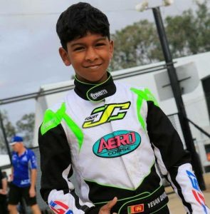 13-year-old Yevan David becomes the first Sri Lankan to win a karting ...